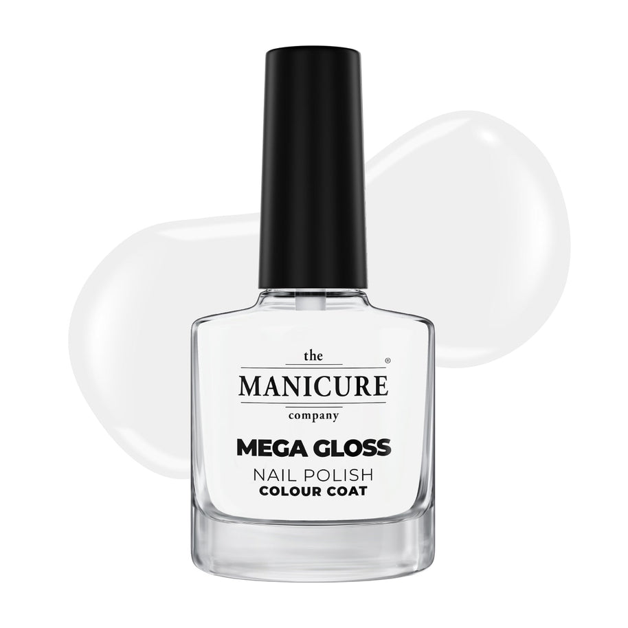 MEGA GLOSS Nail Polish - TRUE WHITE – The Manicure Company