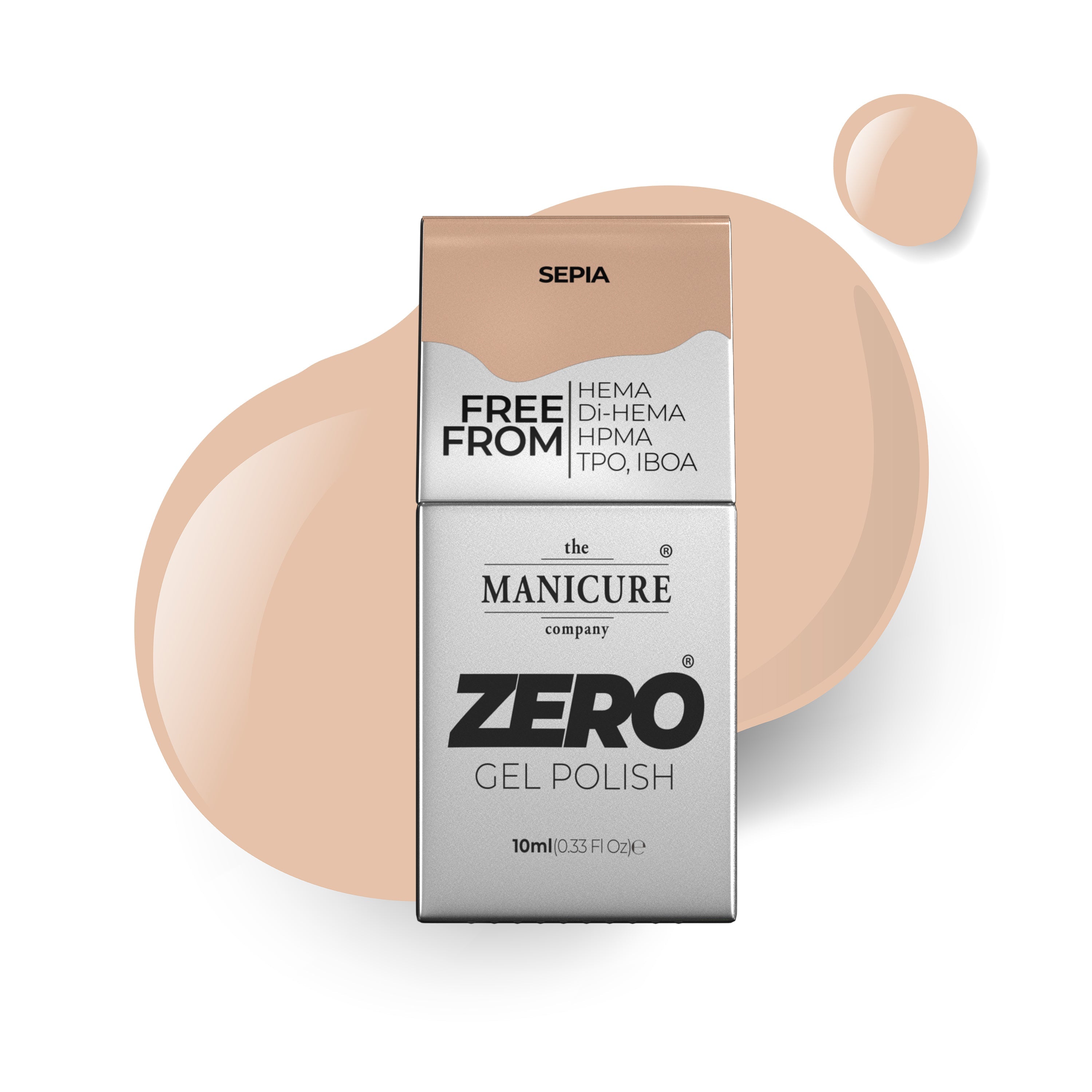 Zero Gel Polish® - Hema Free Gel Polish - Sepia 10ml – The Manicure Company