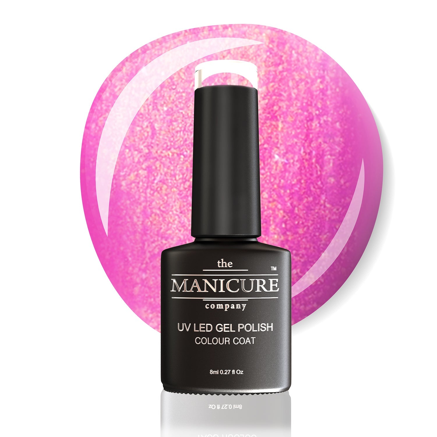 Girl Power pink gel nail polish by The Manicure Company